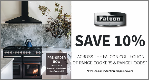 Falcon Ovens Sale - 10% Off Cookers & Rangehoods - excludes induction ...